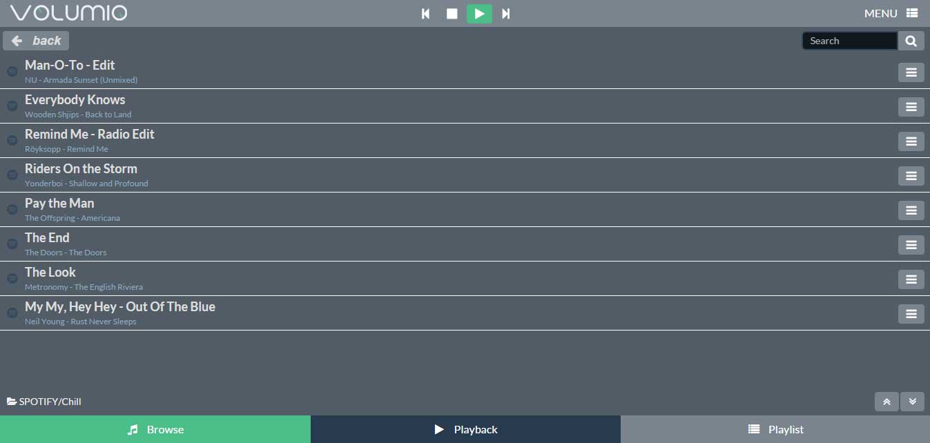 Volumio 1.5: best audiophile player