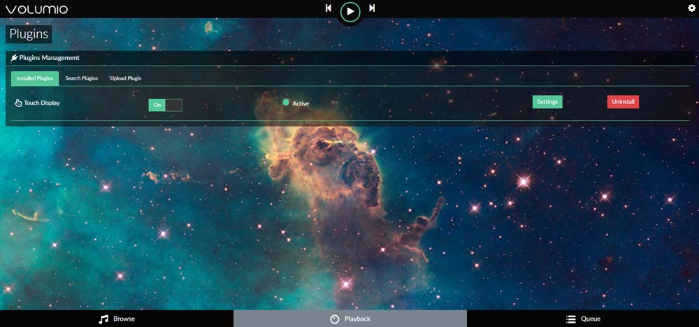 Raspberry PI Display and Volumio: a touchscreen music player - Volumio