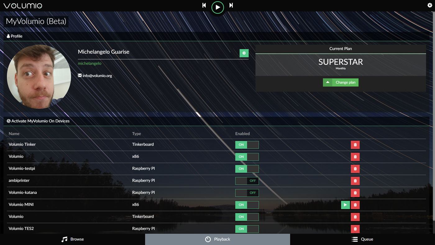 MyVolumio is finally available for all Volumio users - Volumio